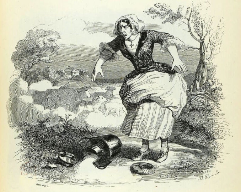 La Laitière Et Le Pot Au Lait Fable De Jean De La Fontaine Fables