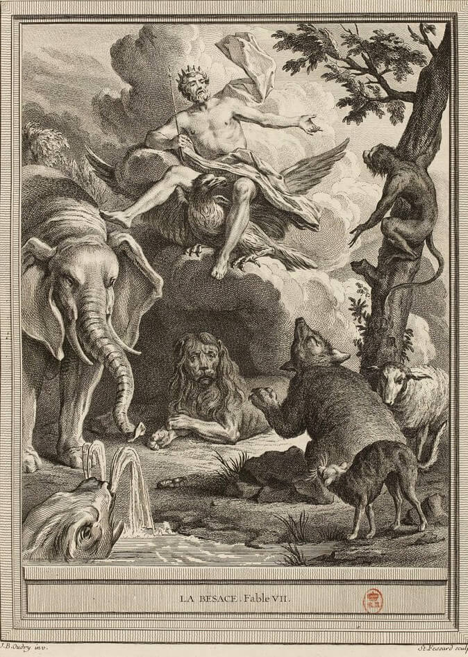 La Besace - Fable de Jean de La Fontaine - Fables de La Fontaine