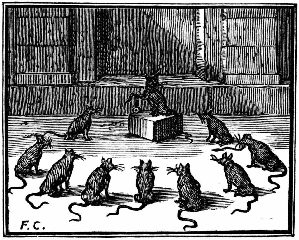 Conseil tenu par Les Rats - Fable de Jean de La Fontaine - Fables de La ...