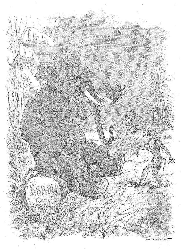 L'Éléphant et Le Singe de Jupiter - Fable de Jean de La Fontaine ...