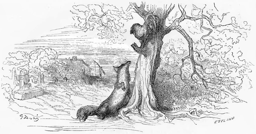 Le Coq et Le Renard - Fable de Jean de La Fontaine - Fables de La Fontaine