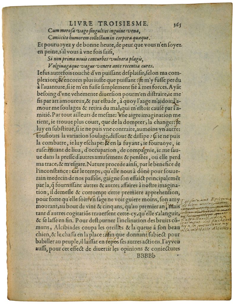 De La Diversion - Essai de Michel de Montaigne - Essais - Livre 3 ...