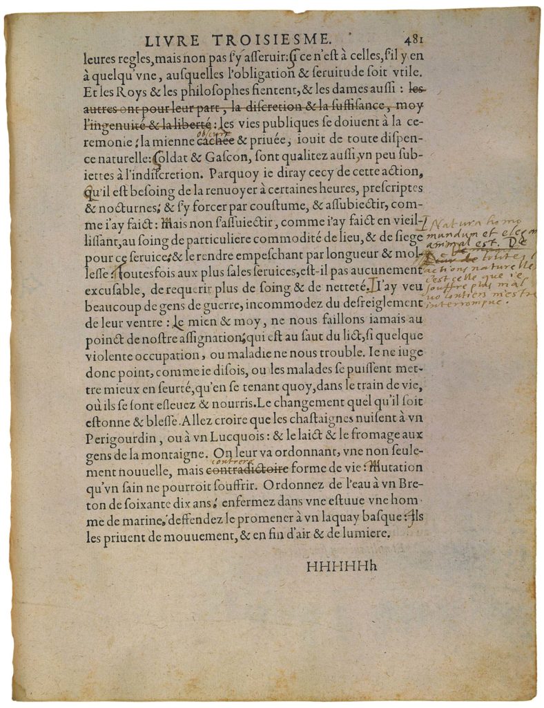 De l’Experience - Essai de Michel de Montaigne - Essais - Livre 3 ...