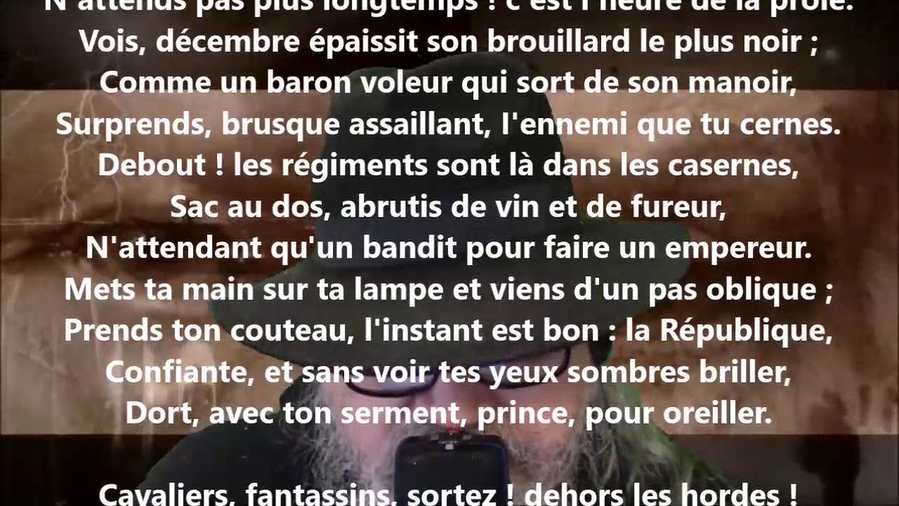 Nox - Poème de Victor Hugo - Les Châtiments